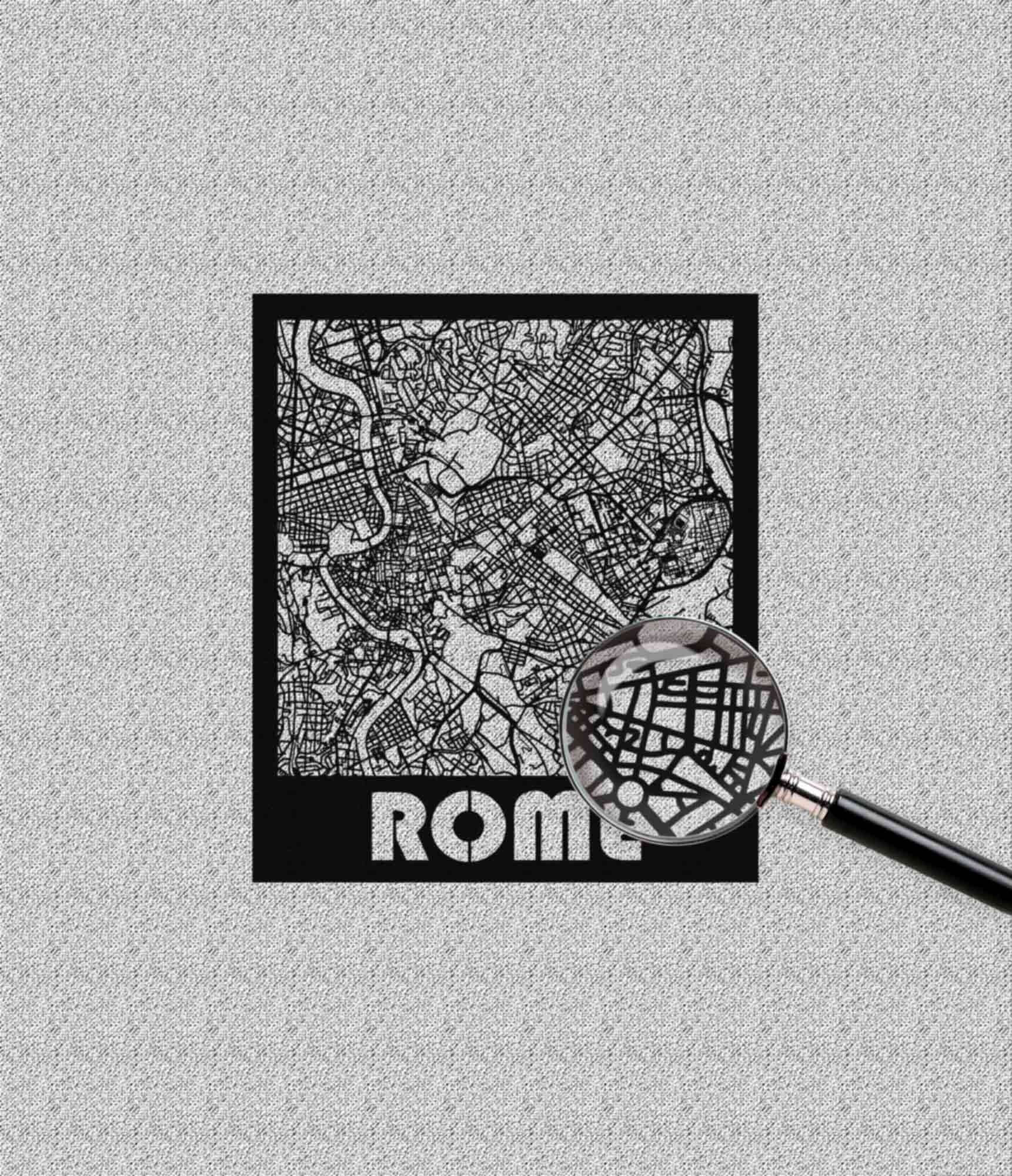 Rome Italy File for Laser Cut Instant Download Svg Dxf Eps Crd Vector ...