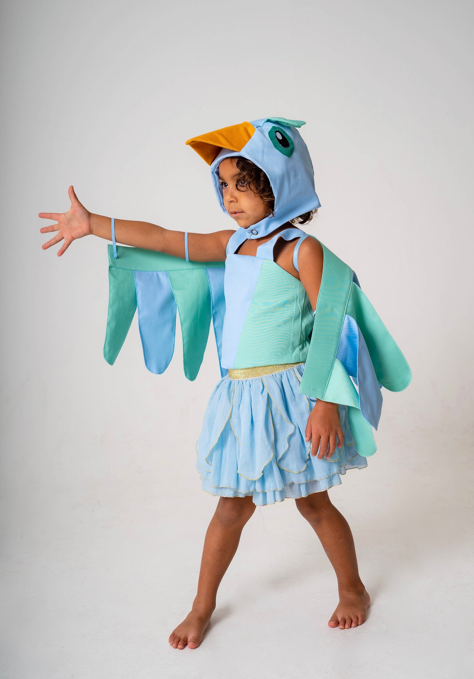 Bird Hood for Blue Bird Costume Hat Beak Easter Gift Baby | Etsy