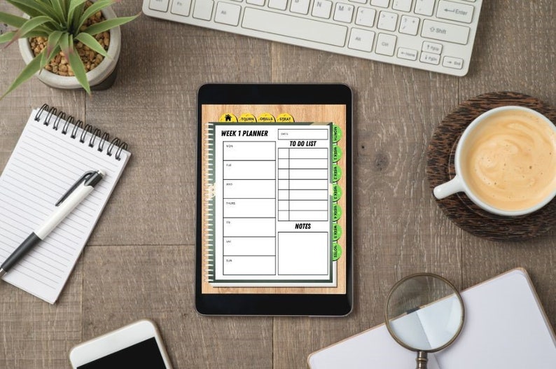 Pickleball Daily, Weekly and Monthly Digital Planner - Etsy