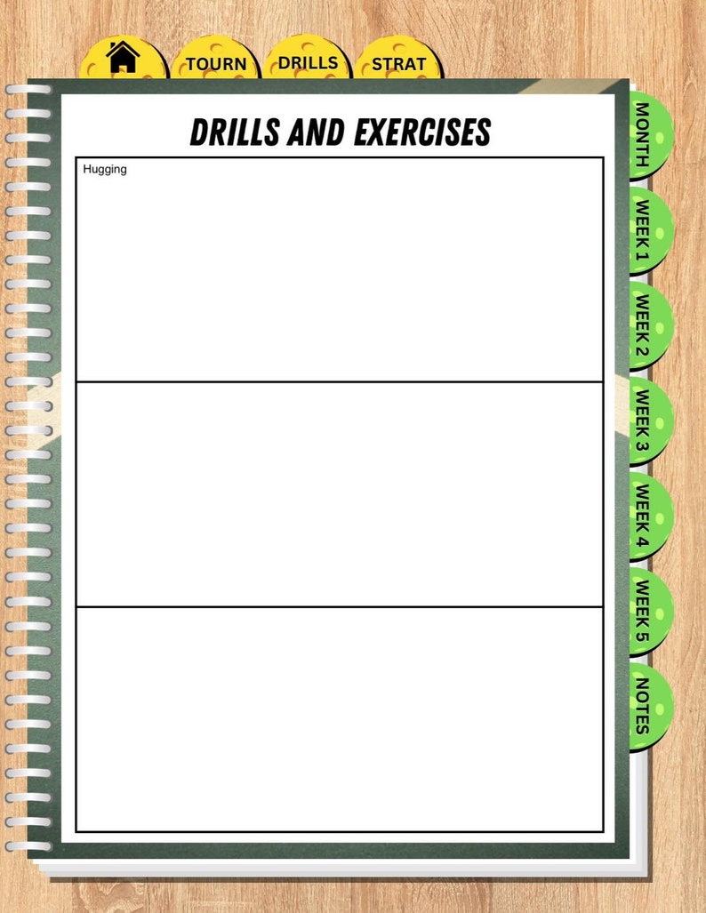 Pickleball Daily, Weekly and Monthly Digital Planner - Etsy