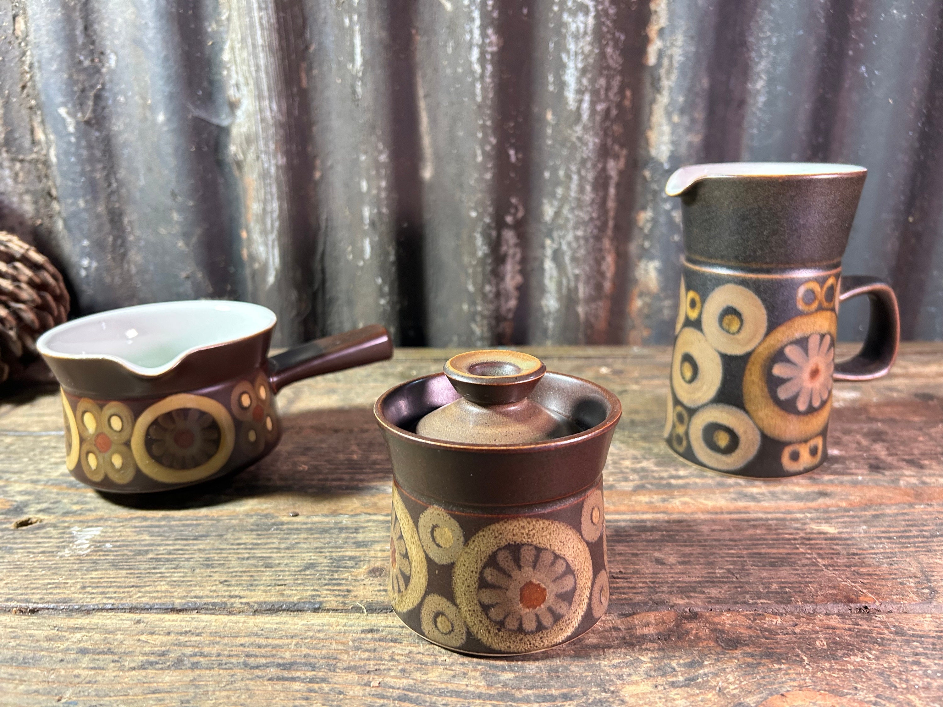 Original Denby Pottery Arabesque / JUG POURER POT / Gill Pemberton ...