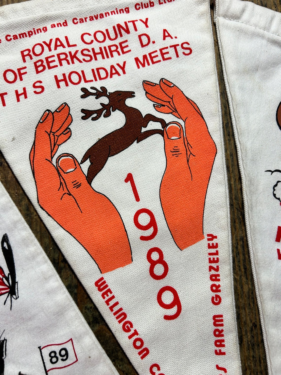 Vintage Bunting X 10 / CAMPING AND CARAVAN / Pennants Flag Bunting ...