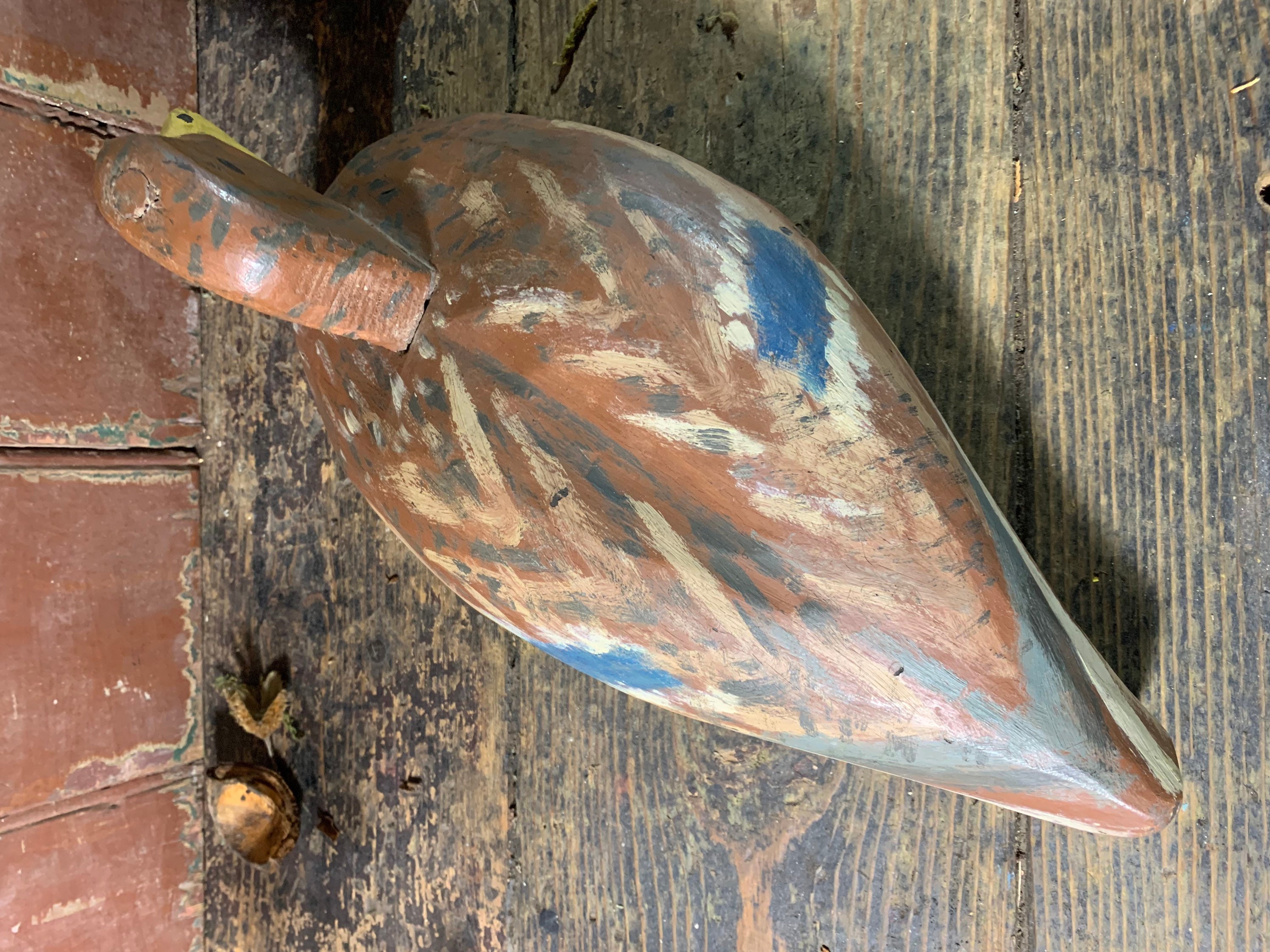 Life Size 1920s / ENGLISH DUCK DECOY / Original Working Bird Decoy Old ...