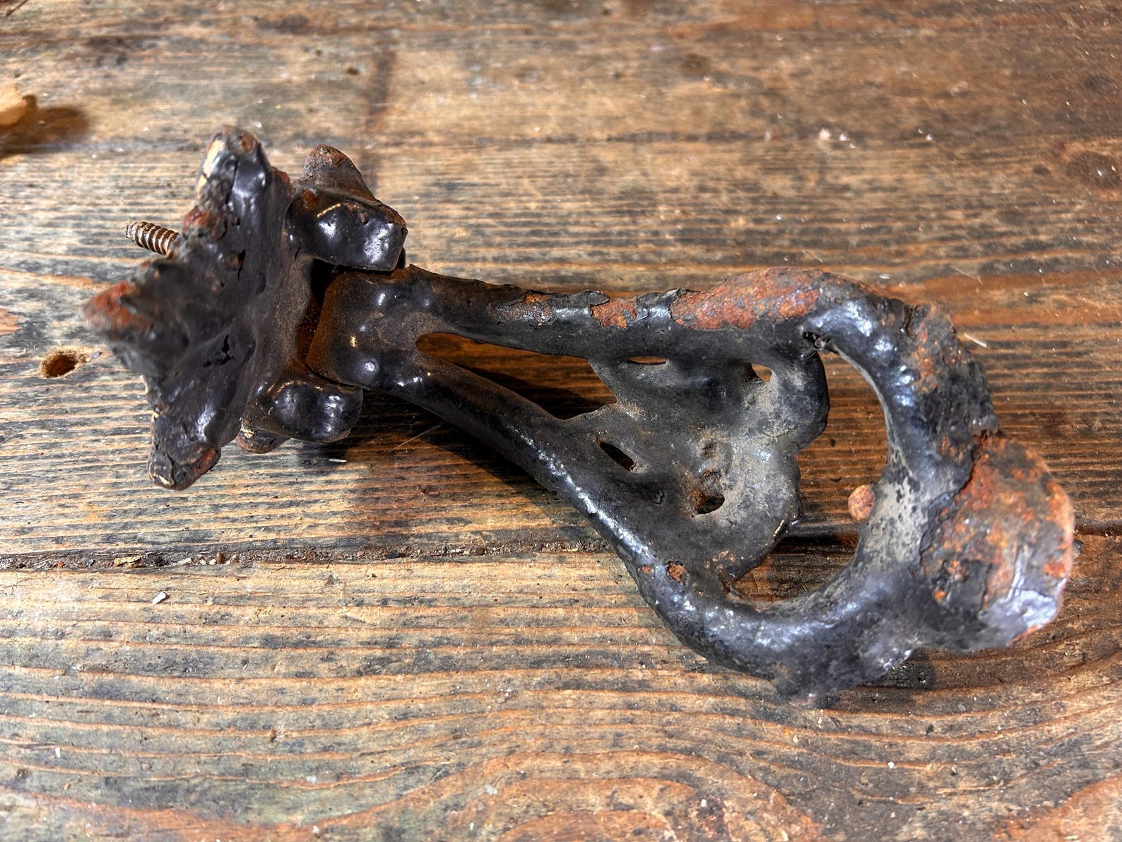 Stunning Mid 19th Century Large / ANTIQUE DOOR KNOCKER / Original Solid ...