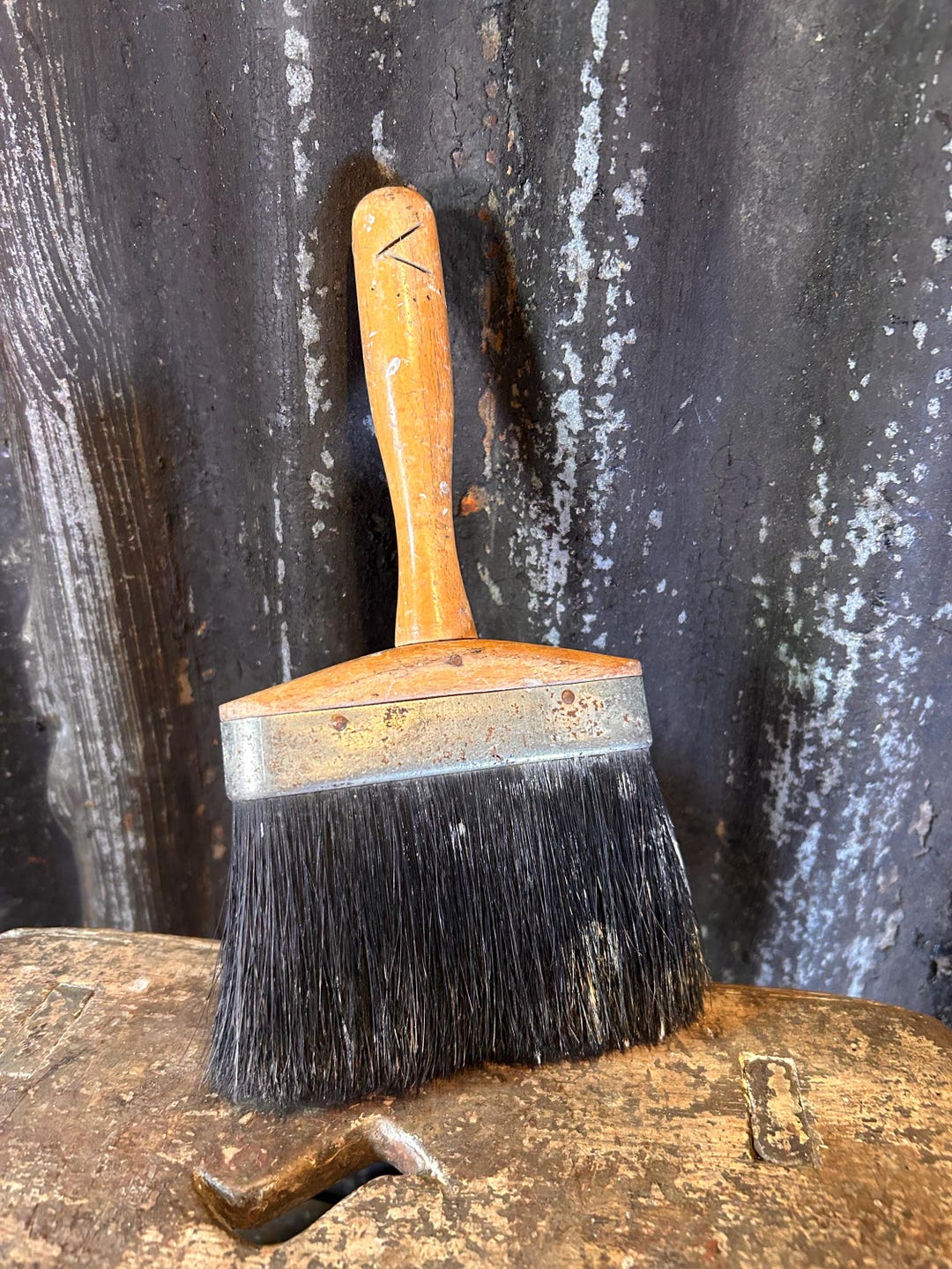 Large 1960s Vintage Unique Collectable / DECORATIVE PAINT BRUSH / Art ...