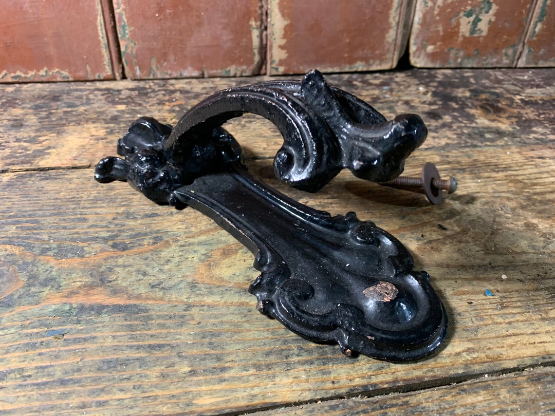 Stunning Mid 19th Century Large / ANTIQUE DOOR KNOCKER / Original Solid ...