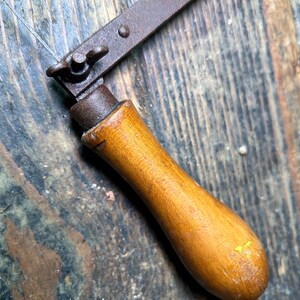 Vintage Wooden Handled / DEEPTHROAT COPING SAW / Woodworking Saw ...