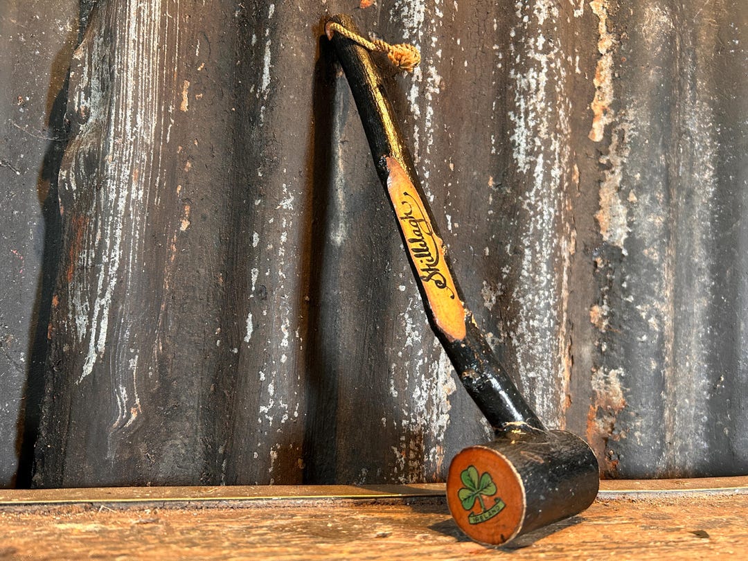 Rare Traditional Small 11 Inch Carved / IRISH BLACKTHORN STICK / 1970s ...