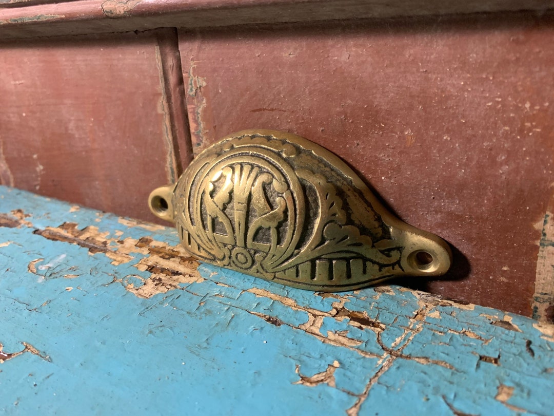 Antique English Cup X 1 / DRAWER HANDLES PULLS / Genuine Victorian ...