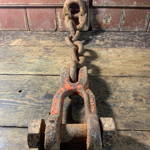 Vintage Massive / LIFTING CHAIN SHACKLES / Boatyard Salvage Nautical ...