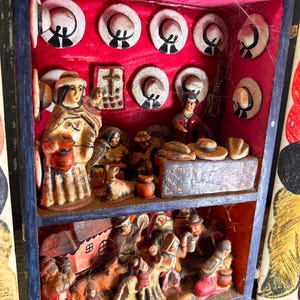 Folk Art Vintage / RETABLO SANTERO BOX / Peruvian Diorama Retablo ...