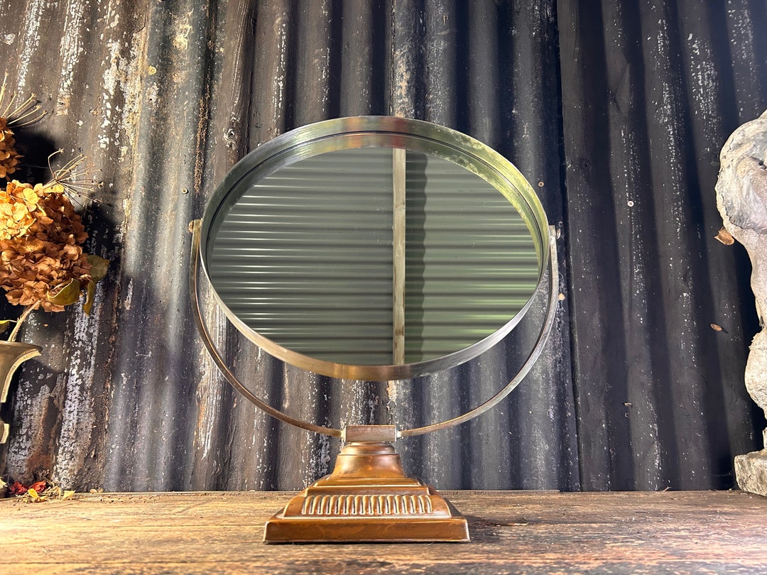 Large Mid Century 1950s Durlston Designs / VANITY SHOP MIRROR / Sturdy ...