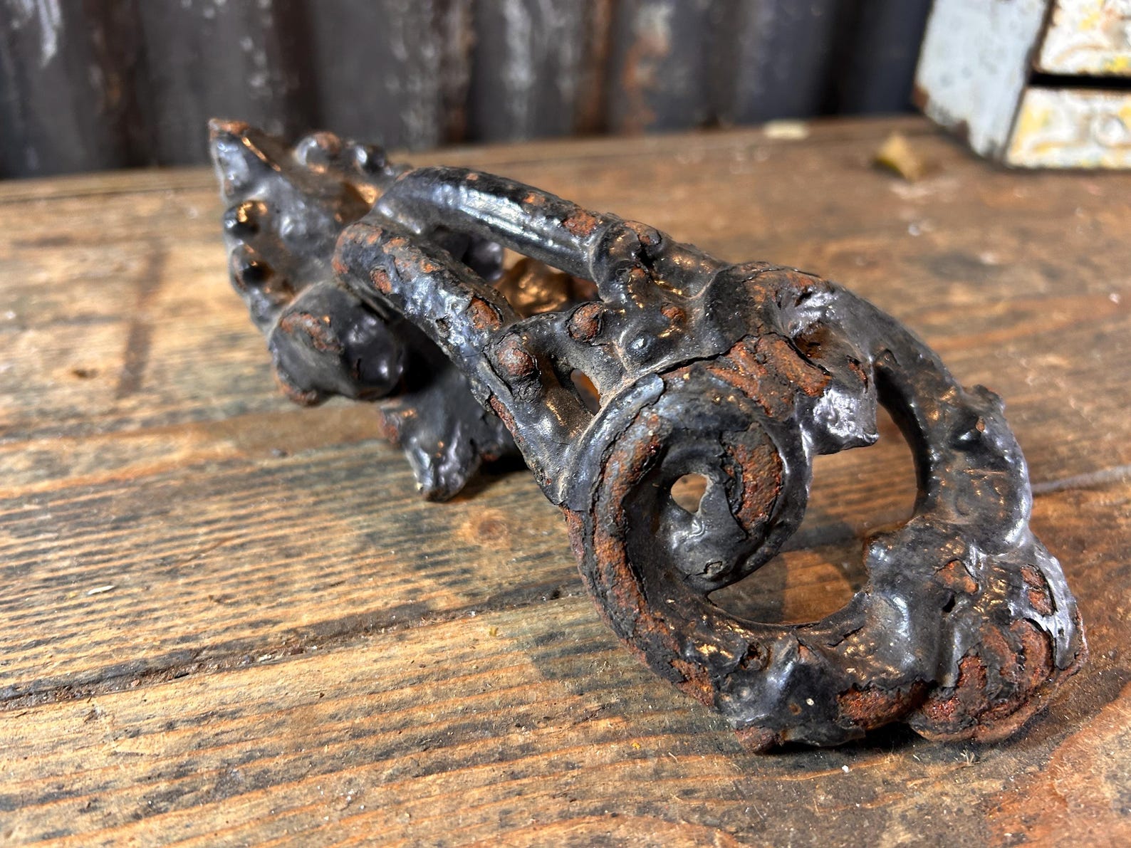 Stunning Mid 19th Century Large / ANTIQUE DOOR KNOCKER / Original Solid ...