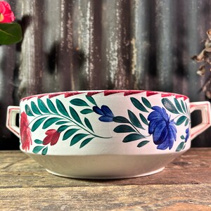 Beautiful Large French Ceramic Serving Bowl / MOULIN DES LOUPS / French ...