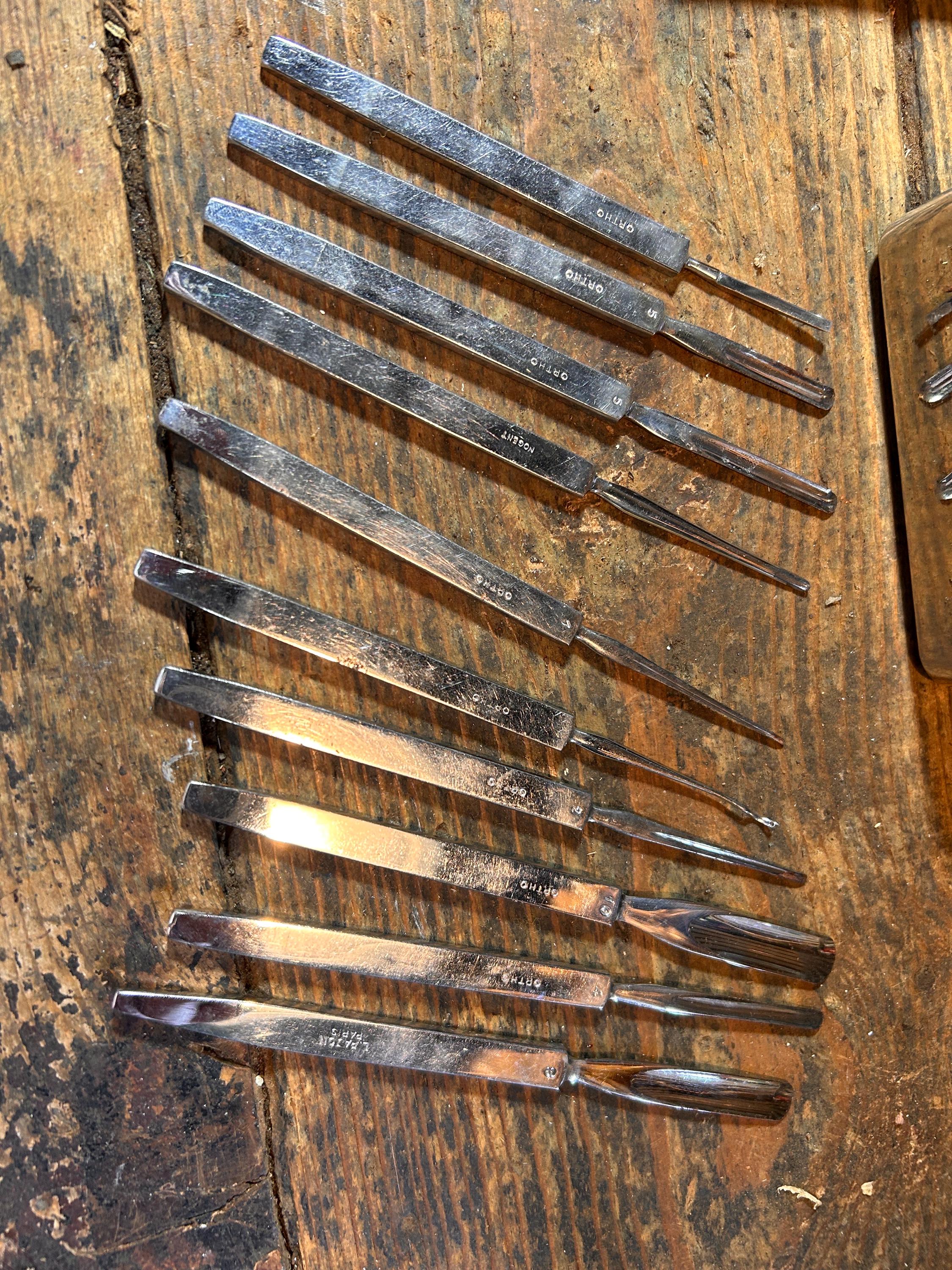 Vintage Circa 1920s / MEDICAL TOOL SET / Boxed Trays of Vintage Medical ...