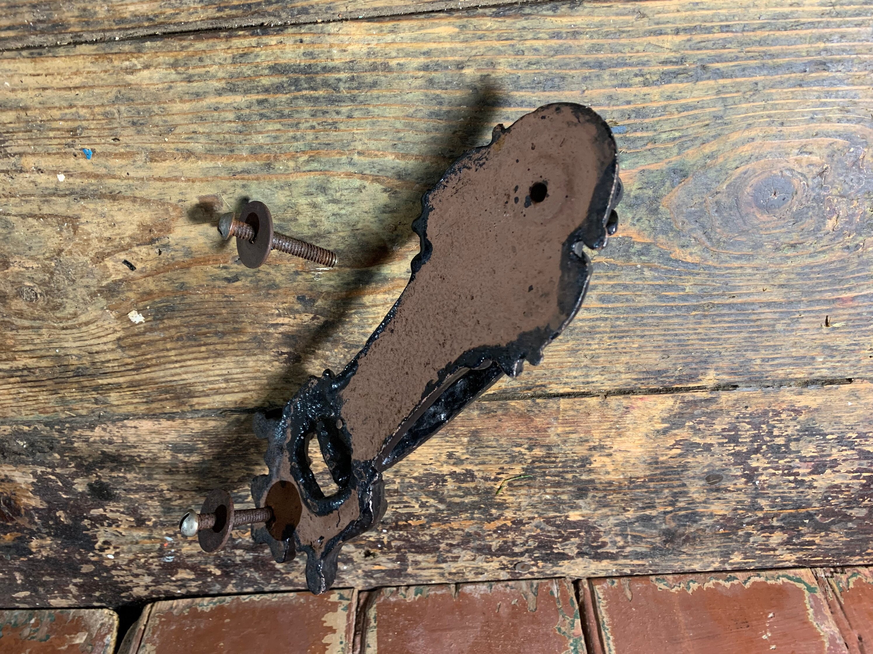 Stunning Mid 19th Century Large / ANTIQUE DOOR KNOCKER / Original Solid ...