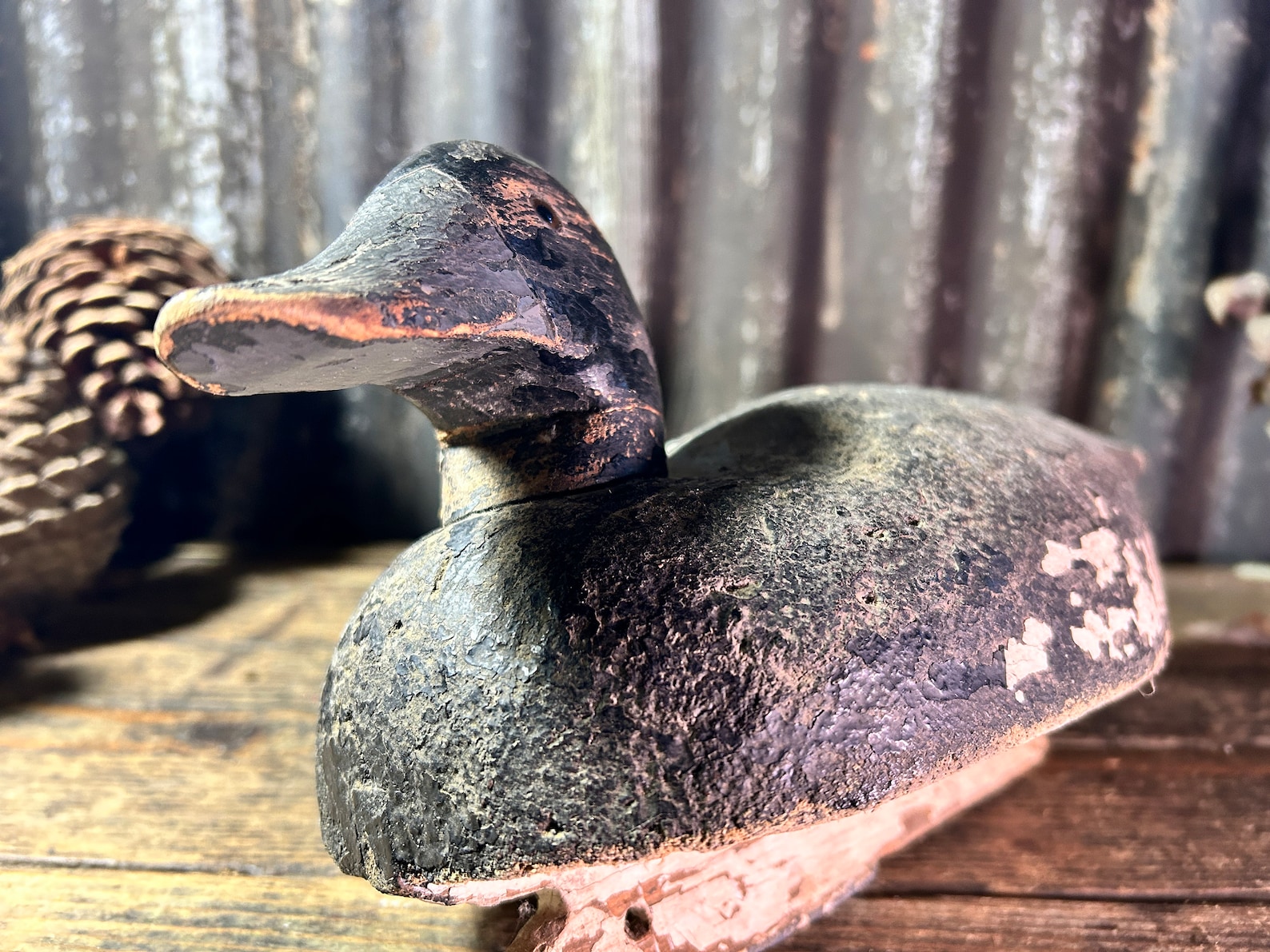 Life Size Wooden 1920s / HUNTING DUCK DECOY / Original Paint Working ...