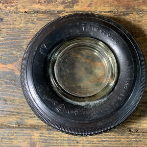 Vintage Ashtray / FIRESTONE F7 / Tire Tyre Ashtray Advertising Ashtray ...