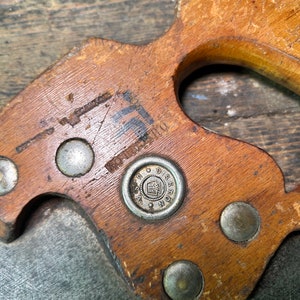 Vintage Henry Disston / CARPENTERS SAW / Carpentry Woodworking Craft ...