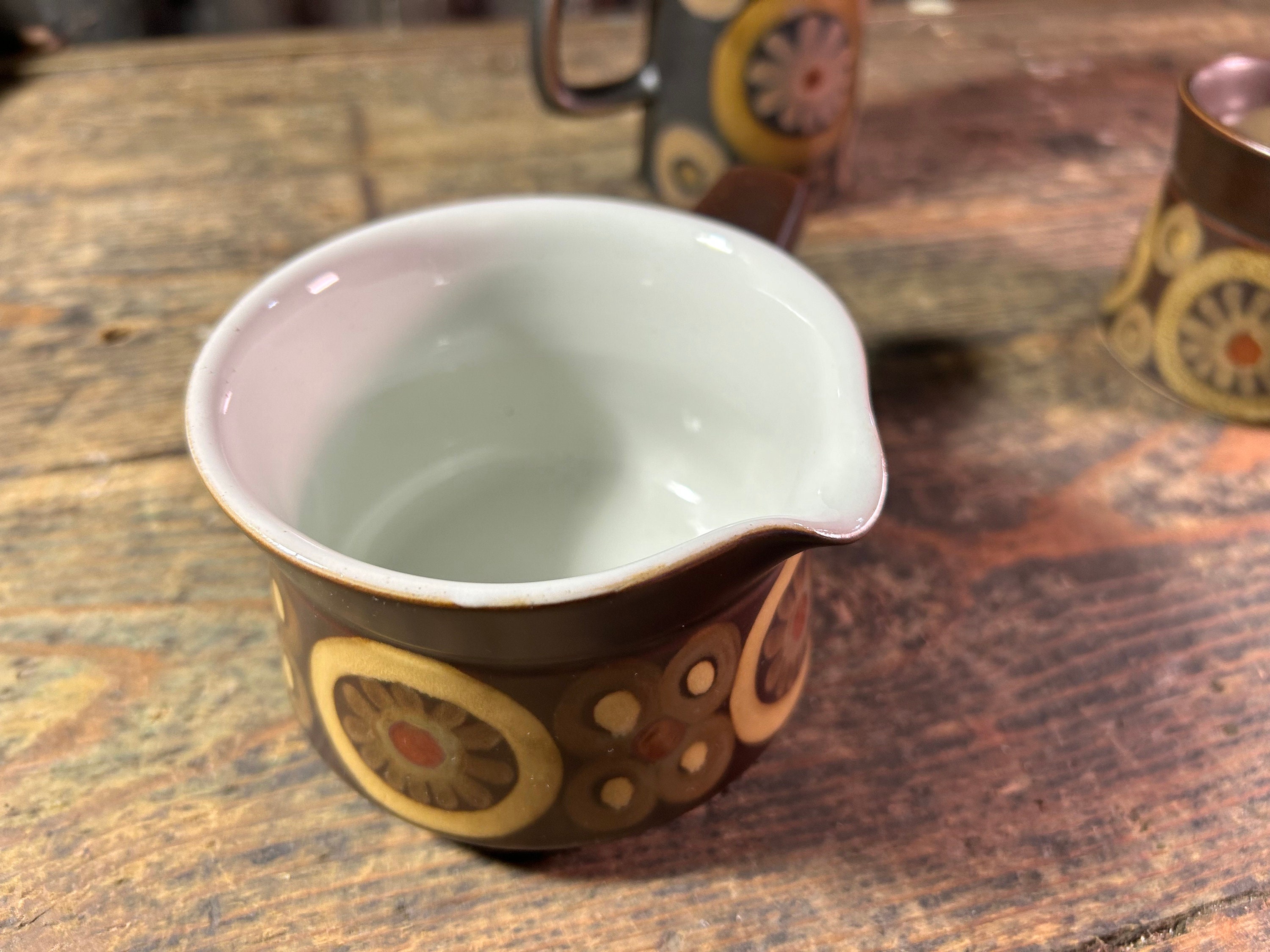 Original Denby Pottery Arabesque / JUG POURER POT / Gill Pemberton ...