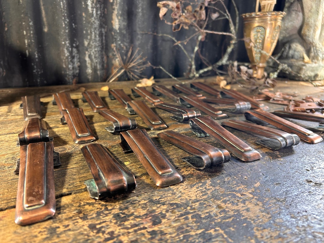 Rare Find 1920s / STAIR GRIP SET / Complete Set of 24 Stair Carpet ...