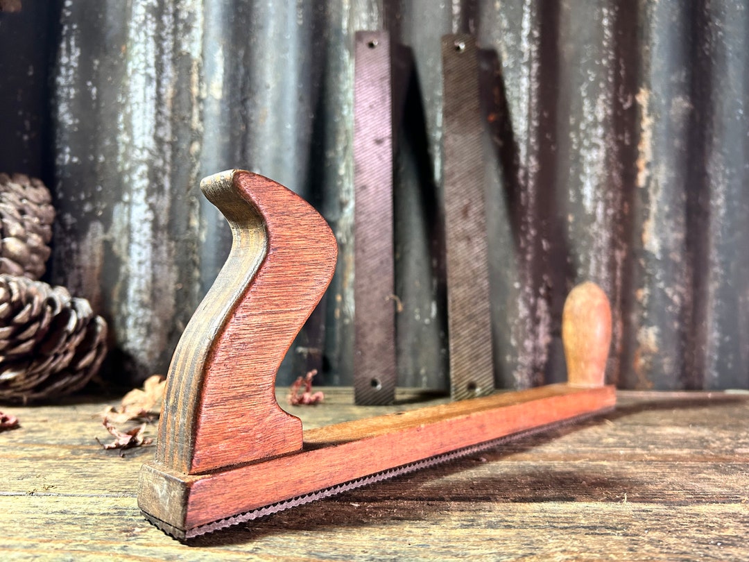 Vintage Wooden Handled / CARPENTERS FLAT RASP / Carpentry Woodworking ...
