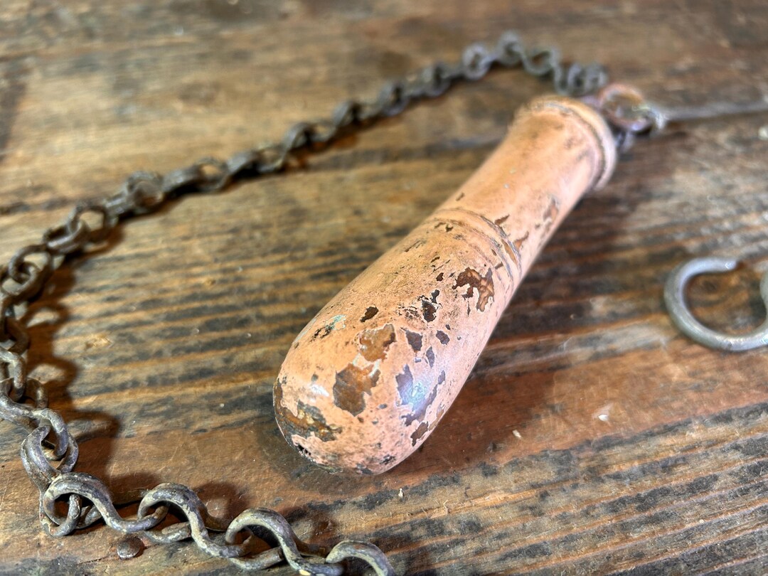 English Victorian Original Paint / TOILET CISTERN PULL / Toilet Pull ...