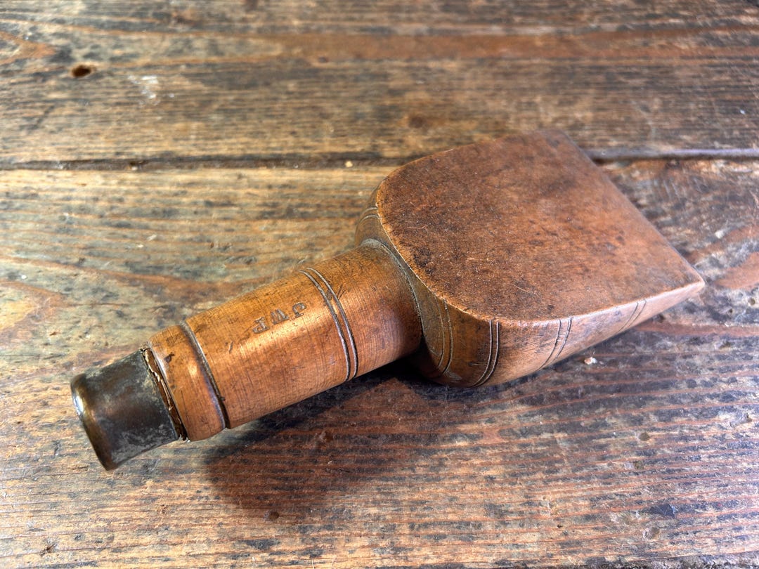 Antique 19th Century Sailmakers Rubber / ENGLISH TREEN TOOL / Perfect ...