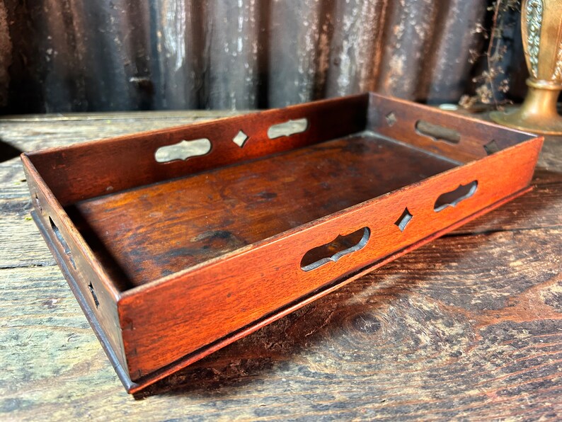Georgian Mahogany English Small / BUTLERS SERVING TRAY / Circa 1790 ...