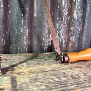 Vintage Wooden Handled / DEEPTHROAT COPING SAW / Woodworking Saw ...
