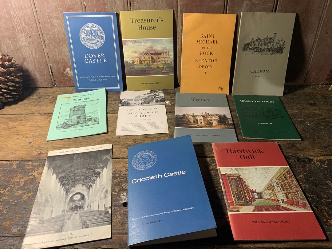 Vintage English / TOURIST GUIDES / English History Gifts 1960s-90s ...
