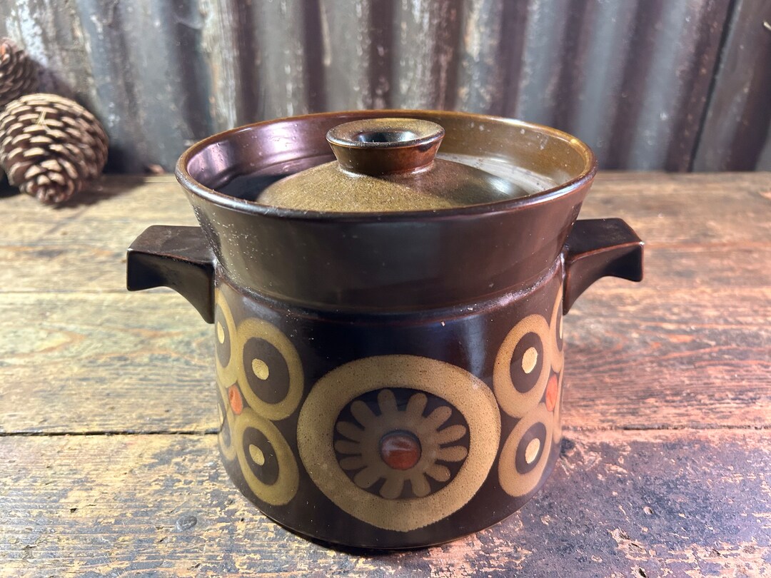 Original Denby Pottery Arabesque / STOCK POT TUREEN / Gill Pemberton ...