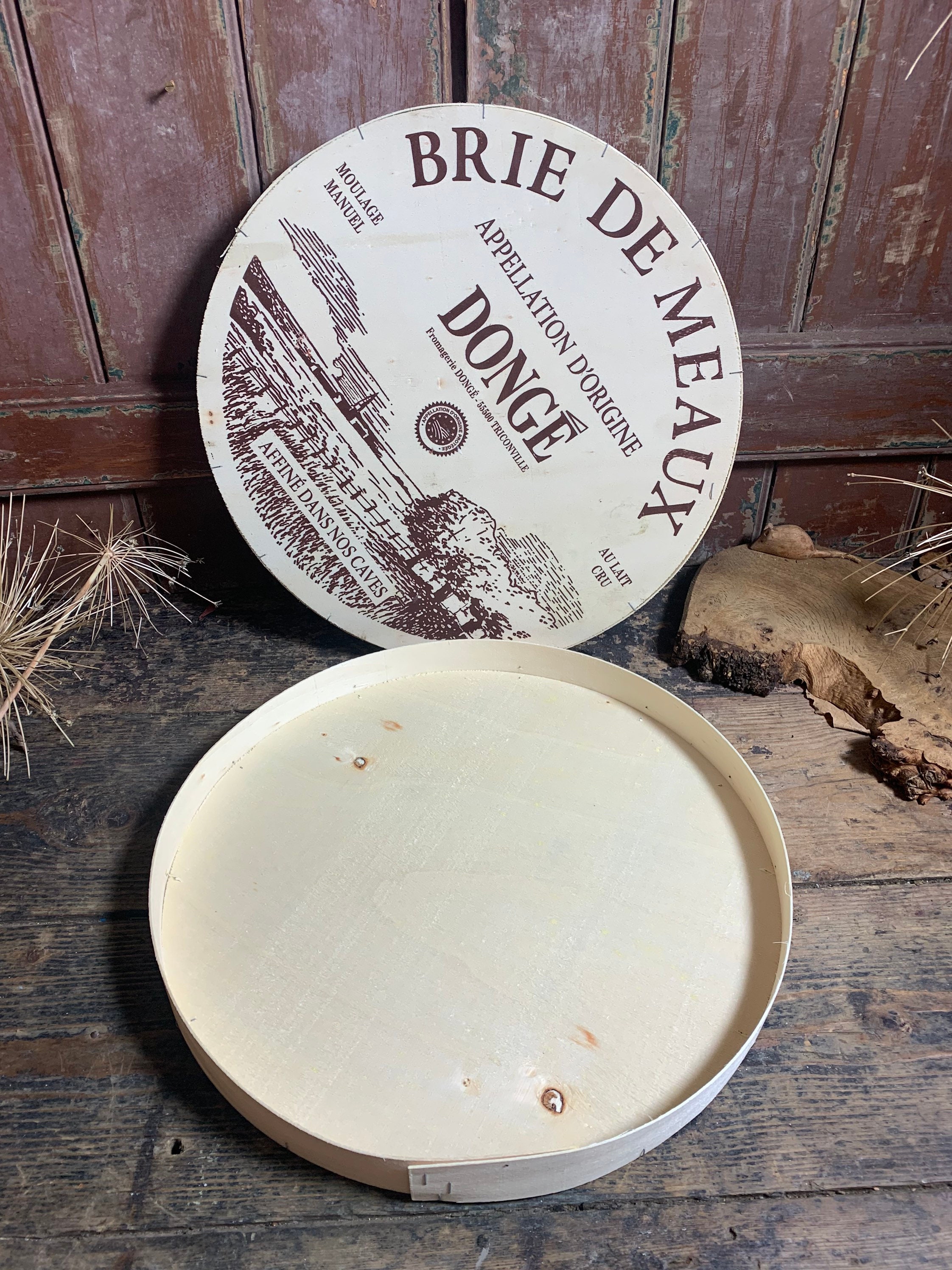Extra Large Wooden / VINTAGE BRIE BOX / Brie De Meaux Vintage - Etsy UK