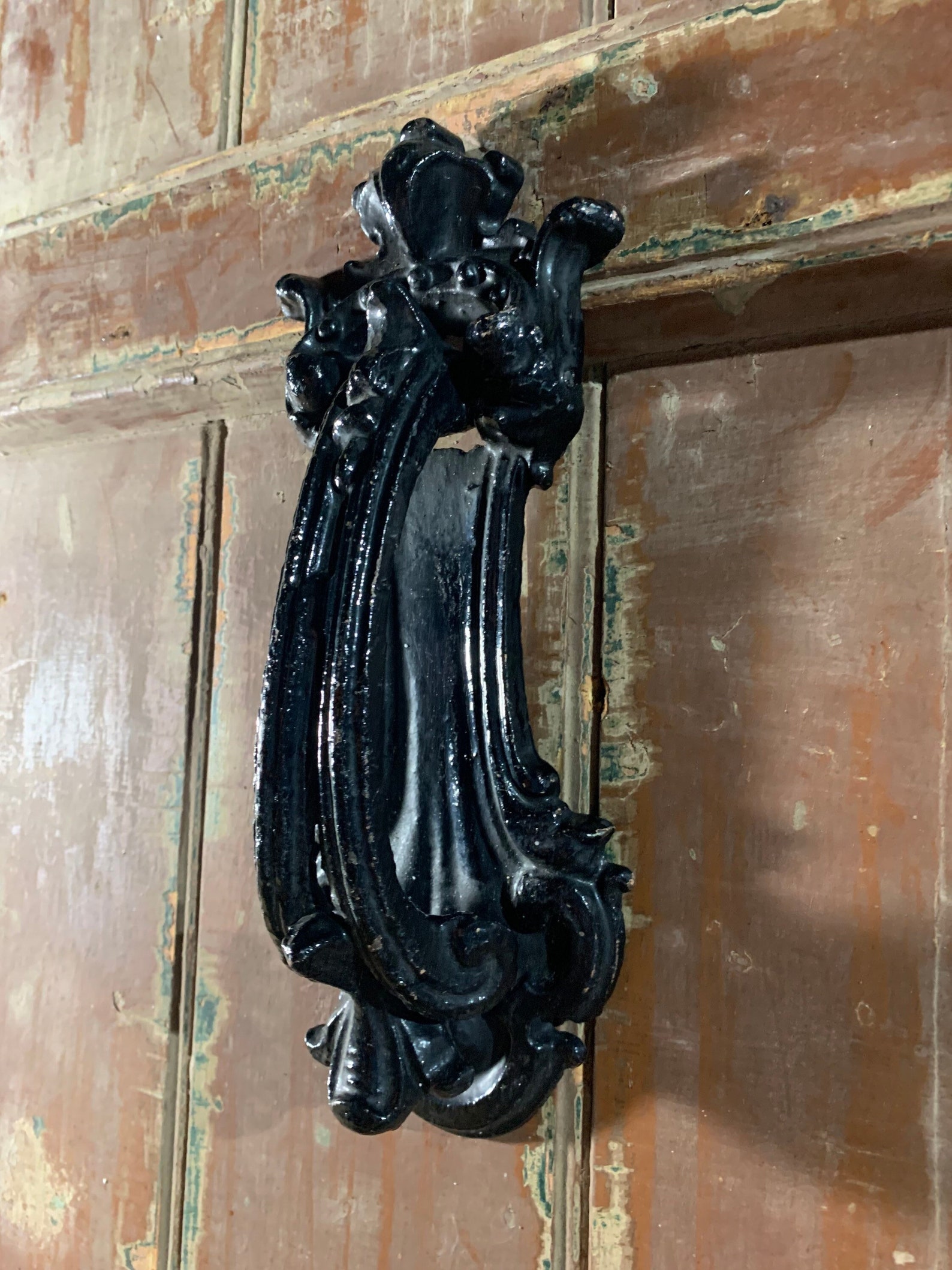Stunning Mid 19th Century Large / ANTIQUE DOOR KNOCKER / Original Solid ...