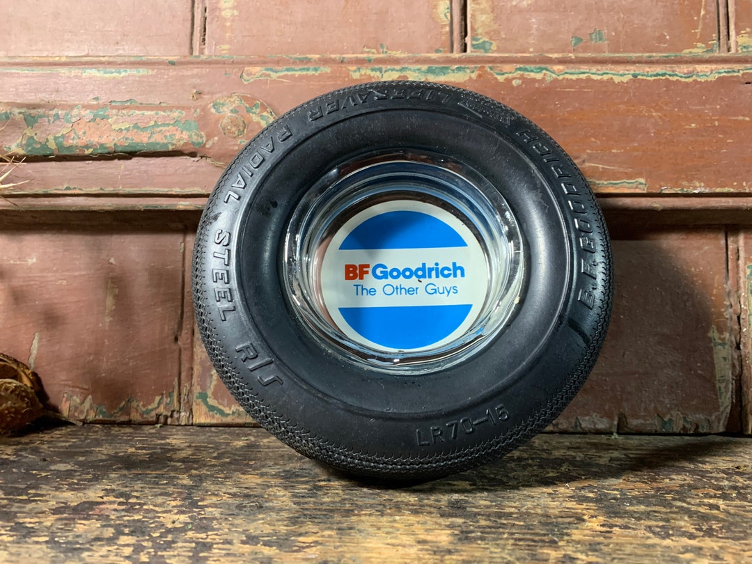 Vintage Ashtray / BF GOODRICH / Tire Tyre Ashtray Advertising Ashtray ...