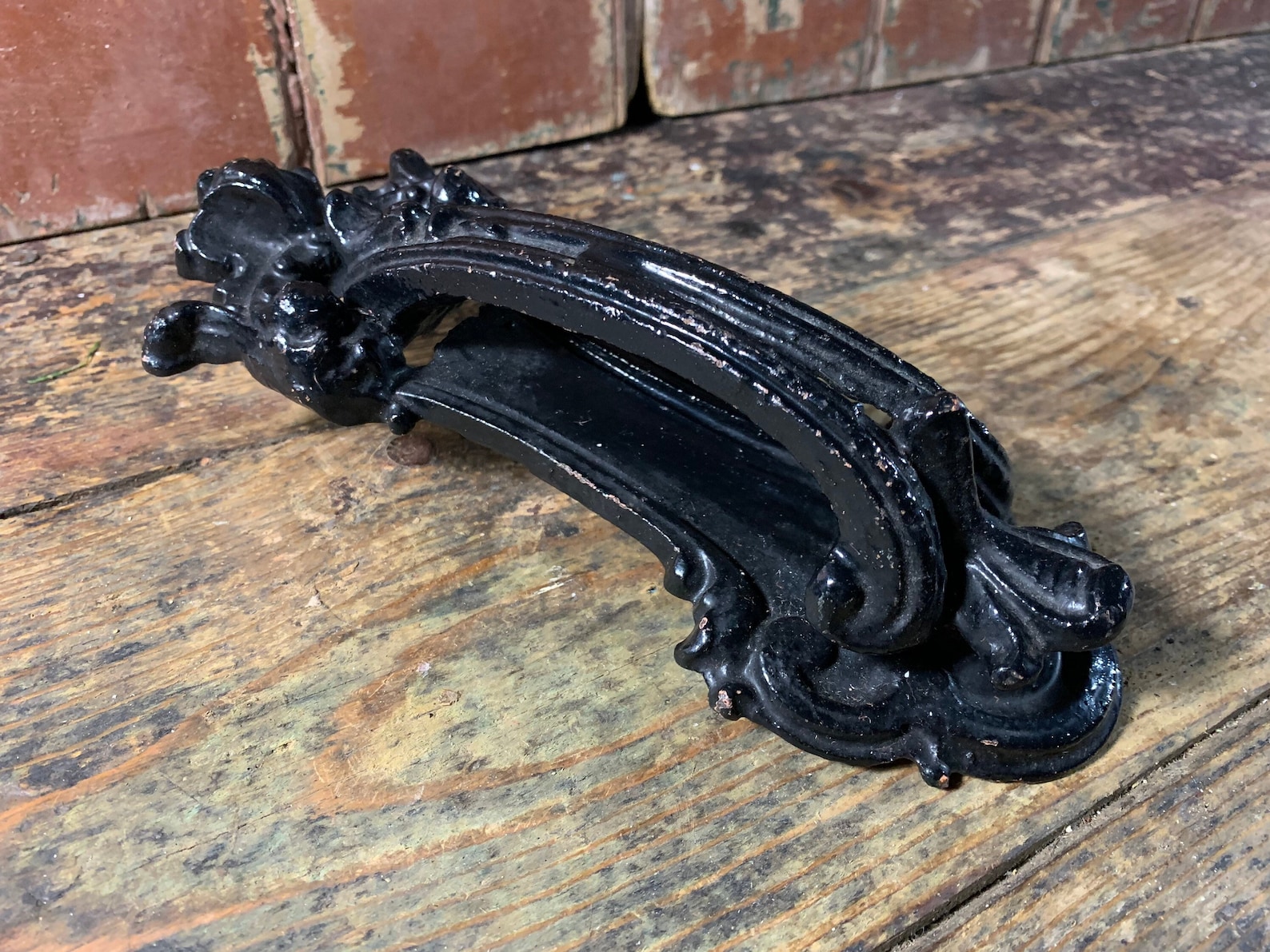 Stunning Mid 19th Century Large / ANTIQUE DOOR KNOCKER / Original Solid ...