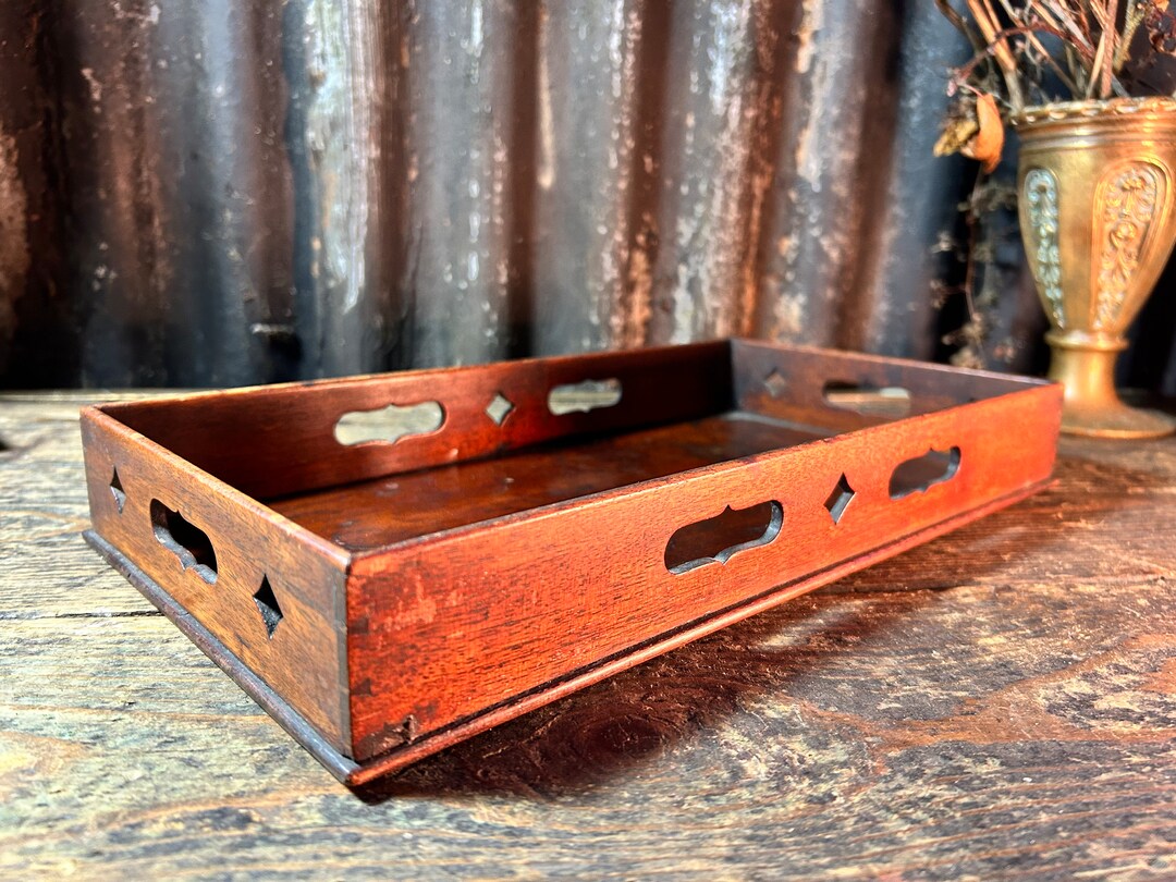 Georgian Mahogany English Small / BUTLERS SERVING TRAY / Circa 1790 ...