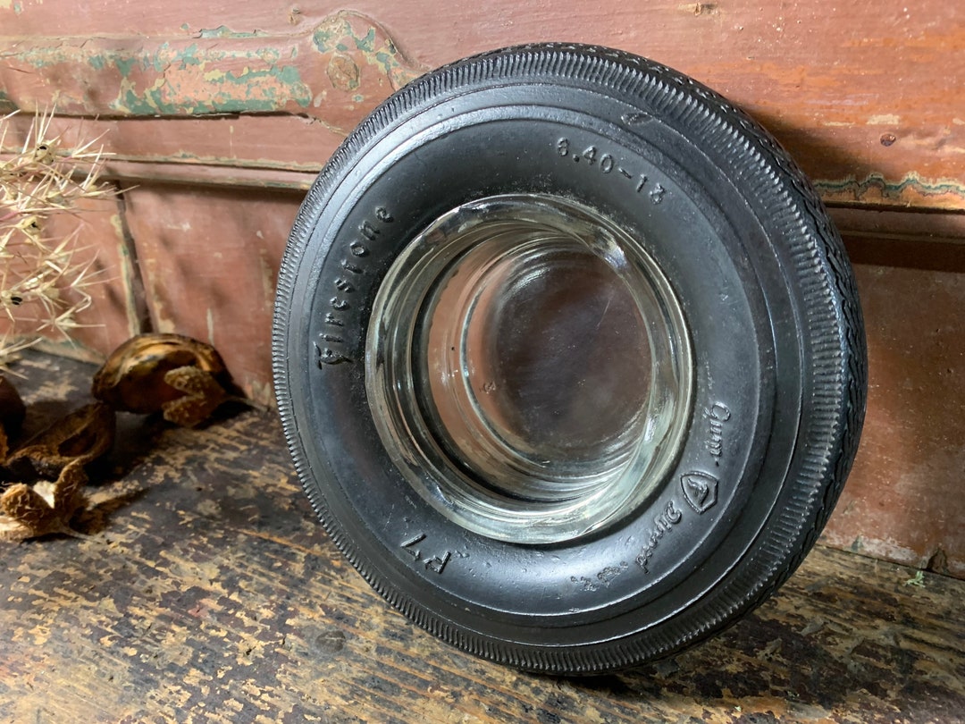Vintage Ashtray / FIRESTONE F7 / Tire Tyre Ashtray Advertising Ashtray ...