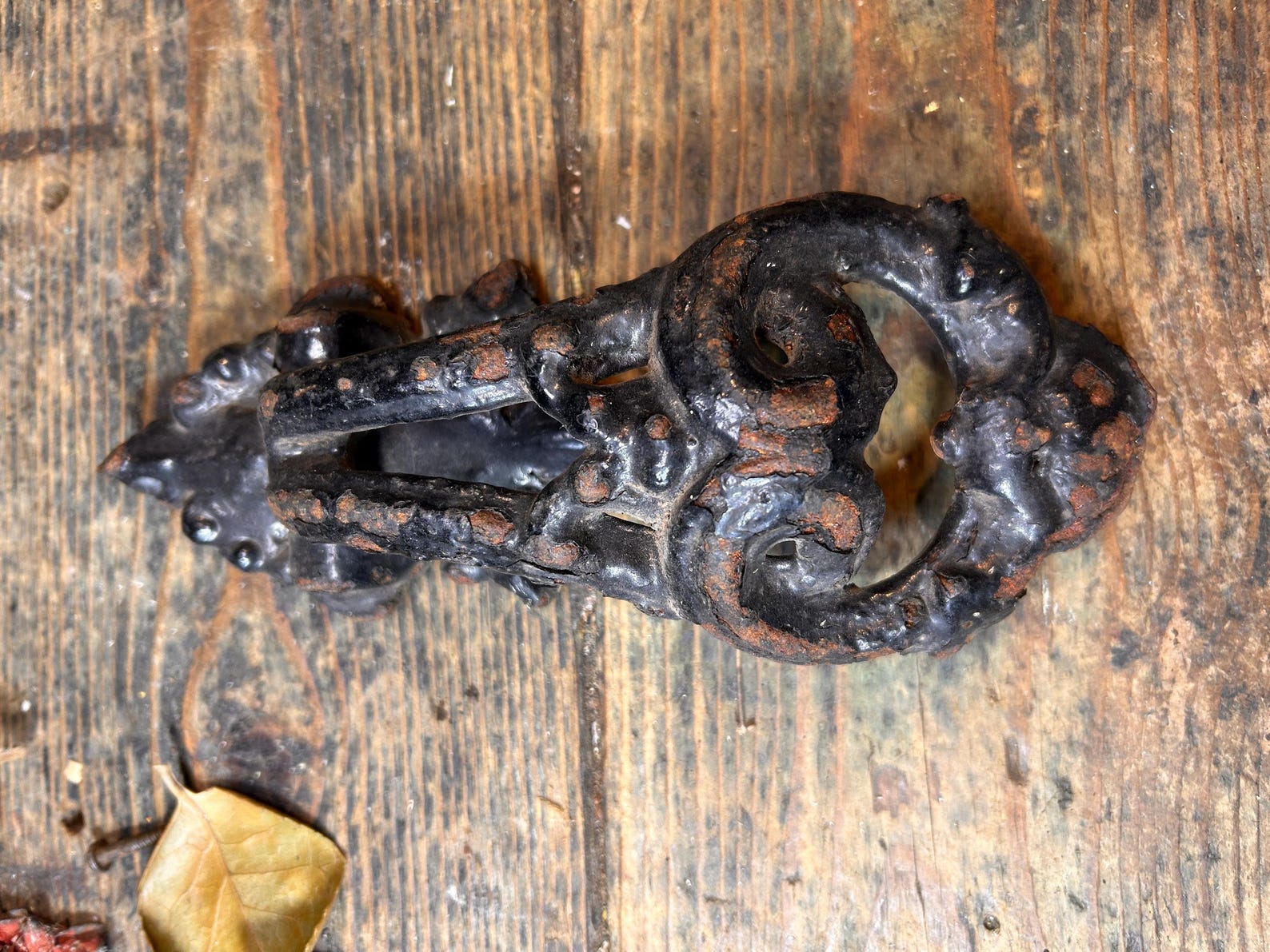 Stunning Mid 19th Century Large / ANTIQUE DOOR KNOCKER / Original Solid ...