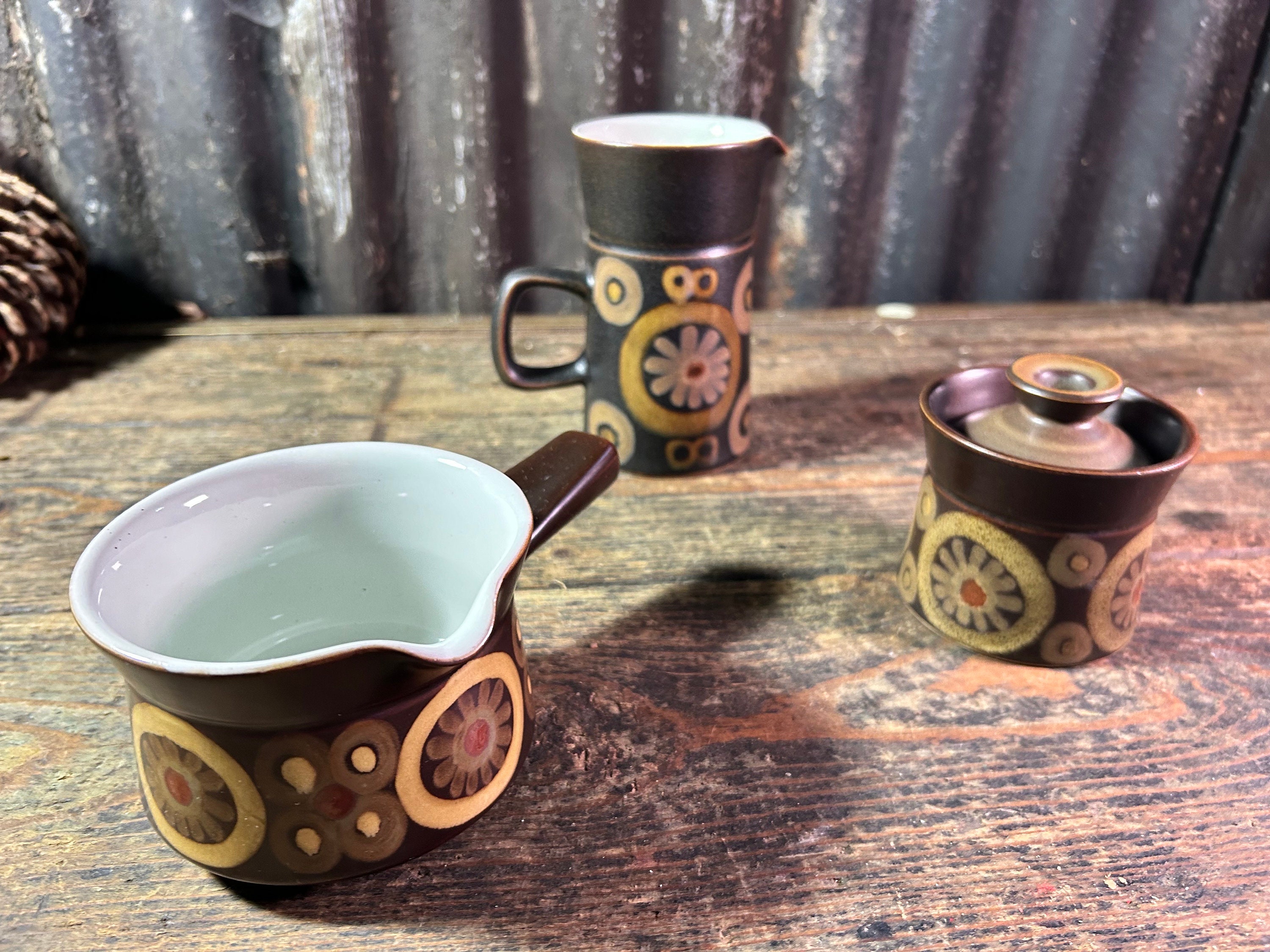 Original Denby Pottery Arabesque / JUG POURER POT / Gill Pemberton ...