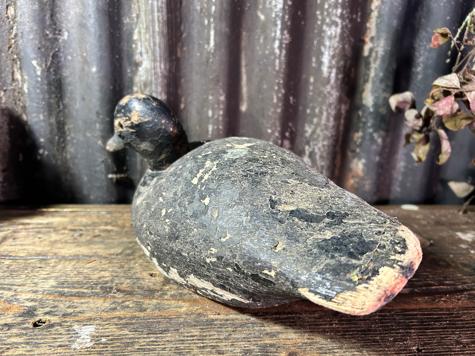 Life Size Wooden 1920s / HUNTING DUCK DECOY / Original Paint Working ...