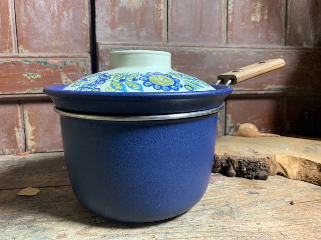 Vintage 1960s / NORWEGIAN STOVE POT / Figgjo Vulcanus Flameware Mcm ...
