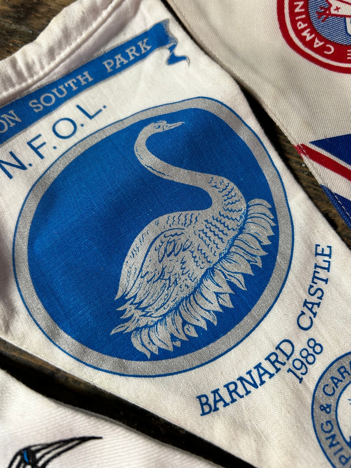 Vintage Bunting X 10 / CAMPING AND CARAVAN / Pennants Flag Bunting ...