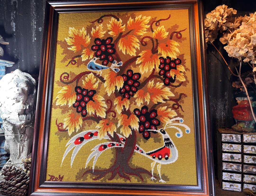 Stunning Vintage 1970s Original / PIERRE REY TAPESTRY / Striking Piece ...