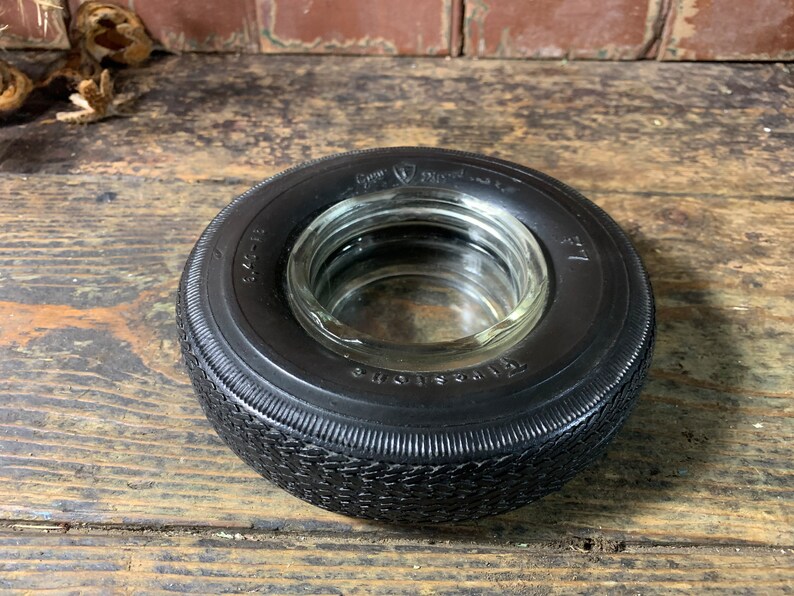 Vintage Ashtray / FIRESTONE F7 / Tire Tyre Ashtray Advertising - Etsy