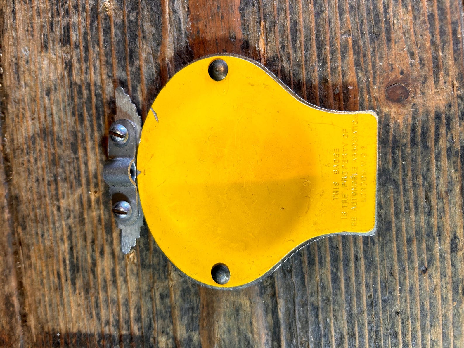 Vintage Automobile Association English / AA CAR BADGE / Grille Badge ...