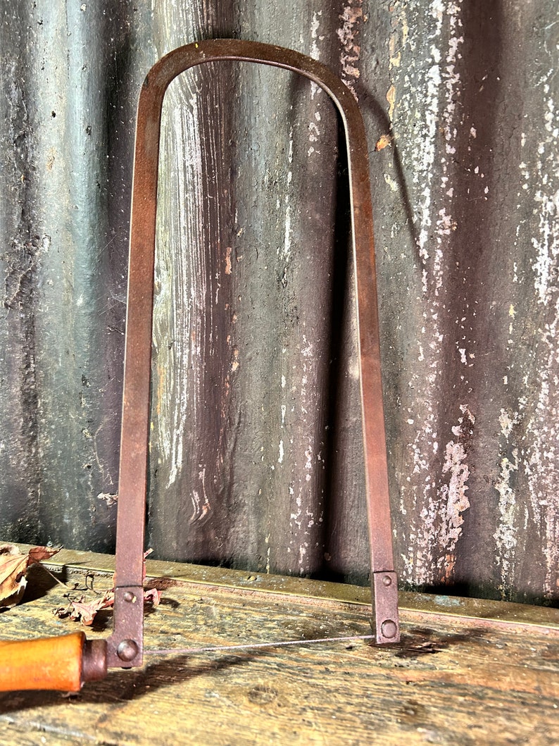 Vintage Wooden Handled / DEEPTHROAT COPING SAW / Woodworking Saw ...