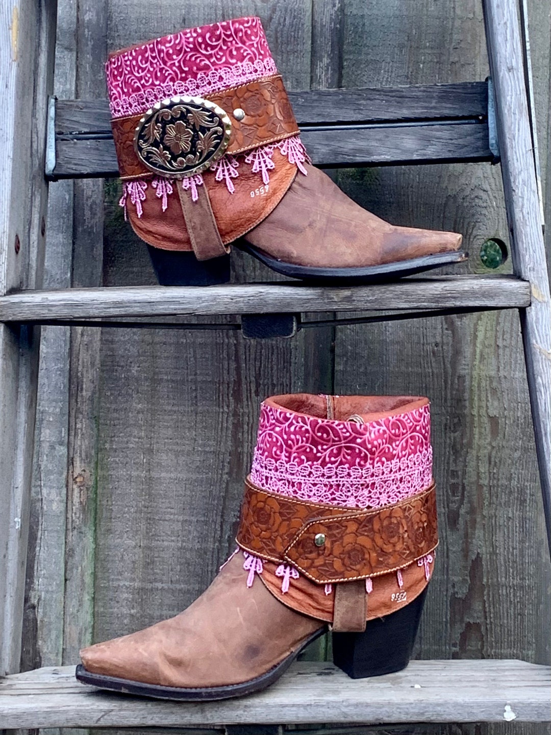 Custom Upcycle Gypsy Cowboy Boho Boots - Etsy