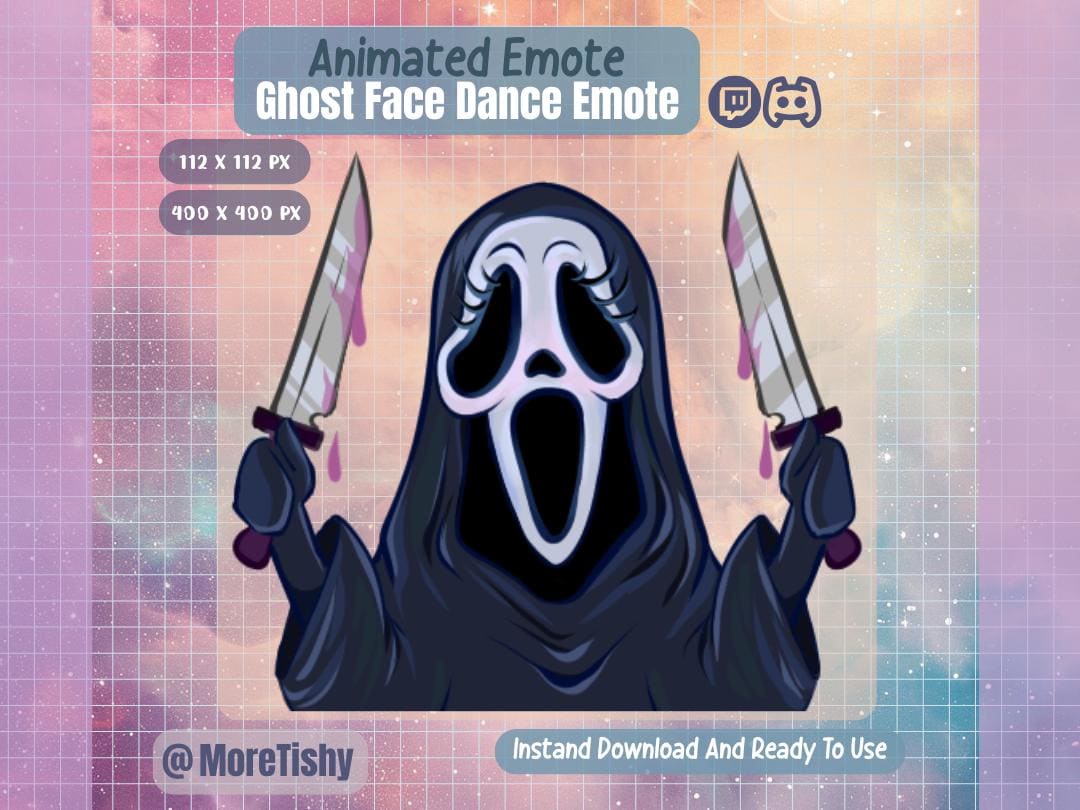 Animated Emote Ghostface Twitch Emotes, Twitch Animated Emotes ...
