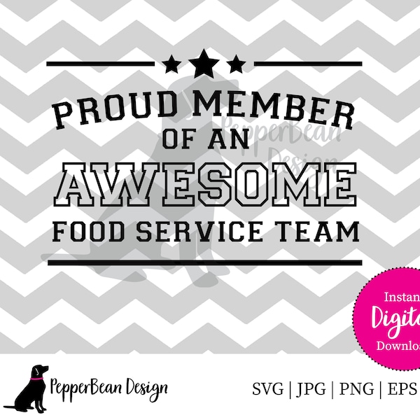 Food Service Svg - Etsy
